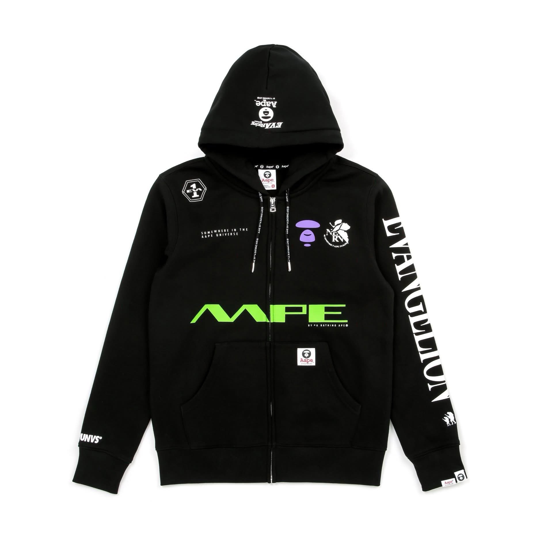 Aape x Evangelion Racing Moon Face Jacket (TES181) — Tyra Eusoff Store